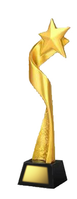 Acrux Gold-Plated Star Swirl Trophy HMGT1 – Himawari Gifts