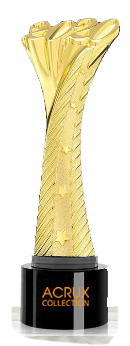 Acrux Gold-Plated 2020 Swirl Trophy HMGT74 – Himawari Gifts