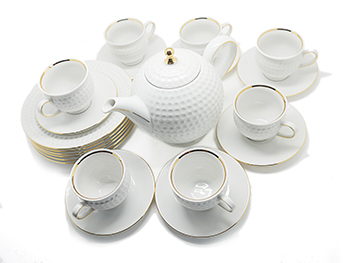 Golfer’s Golden Coffee Set – Himawari Gifts
